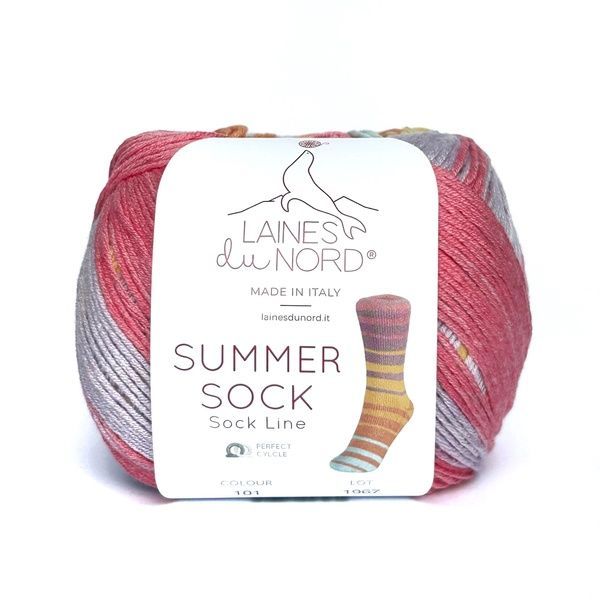 Шкарпеткова пряжа Laines du Nord SUMMER SOCK / Лейнс дю Норд САММЕР СОК ...